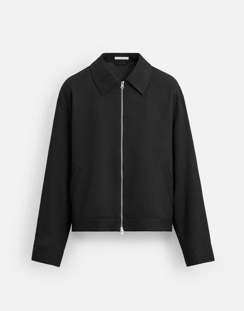 ZIP-UP CROPPED FIT JACKET